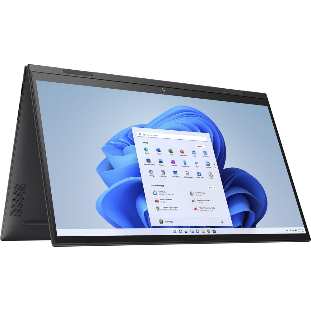 HP Envy x360 15-eu1073cl 15.6" Touchscreen 2 in 1 Notebook - Full HD - 1920 x 1080 - AMD Ryzen 7 5825U Octa-core (8 Core) 2 GHz - 16 GB Total RAM - 512 GB SSD - Nightfall Black (Renewed)