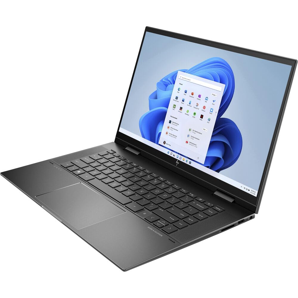 HP Envy x360 15-eu1073cl 15.6" Touchscreen 2 in 1 Notebook - Full HD - 1920 x 1080 - AMD Ryzen 7 5825U Octa-core (8 Core) 2 GHz - 16 GB Total RAM - 512 GB SSD - Nightfall Black (Renewed)