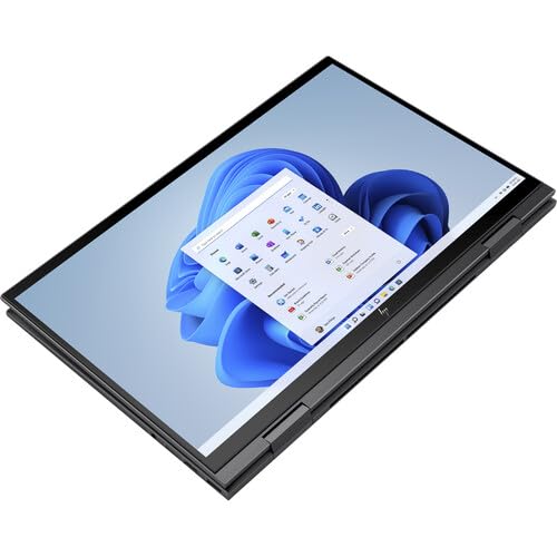 HP Envy x360 15-eu1073cl 15.6" Touchscreen 2 in 1 Notebook - Full HD - 1920 x 1080 - AMD Ryzen 7 5825U Octa-core (8 Core) 2 GHz - 16 GB Total RAM - 512 GB SSD - Nightfall Black (Renewed)