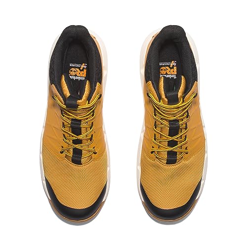 Timberland PRO Men's Morphix 6 Inch Composite Safety Toe Waterproof Industrial Casual Sneaker Boot, Wheat, 14