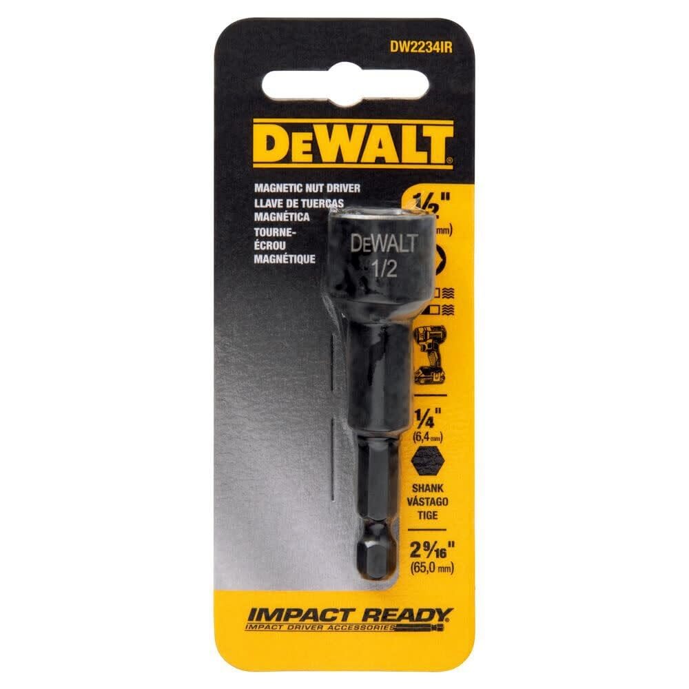 DEWALT DW2234IR 1/2-Inch by 2-9/16-Inch Magnetic Nut Driver