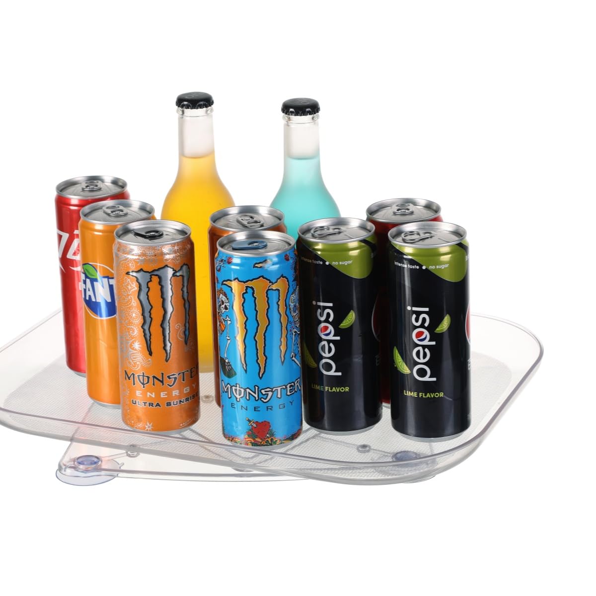 Refrigerator Organizing Lazy Susan for Refrigerator Kitchen Organizers and Storage Fridge Organizers and Storage Suitable for Refrigerators Cabinets Tables and Dressers etc. (13.7 * 10.2in)