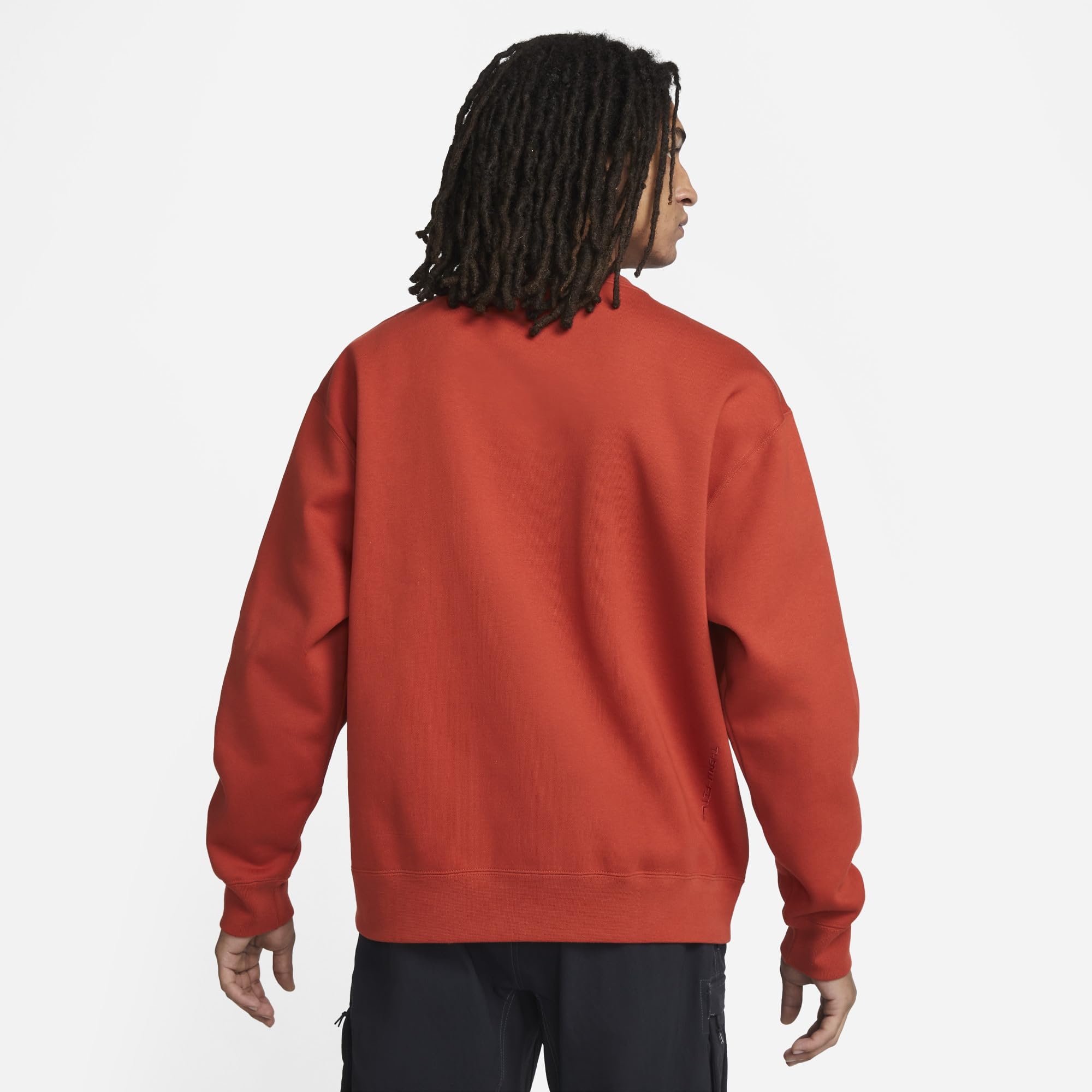 Nike ACG Therma-FIT Men's Crew (as1, Alpha, m, Regular, Regular, Cinnabar/Black/Summit White)