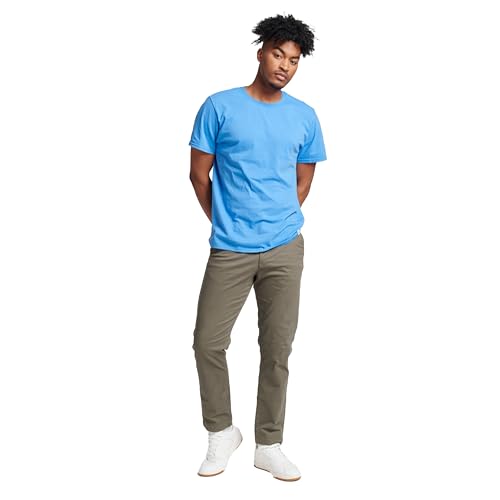 Russell Athletic mens Cotton Performance Short Sleeve T-shirt T Shirt, Collegiate Blue, 3X-Large US