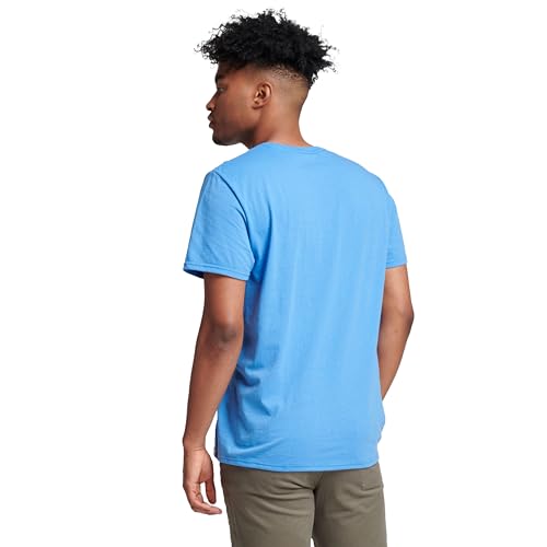 Russell Athletic mens Cotton Performance Short Sleeve T-shirt T Shirt, Collegiate Blue, 3X-Large US