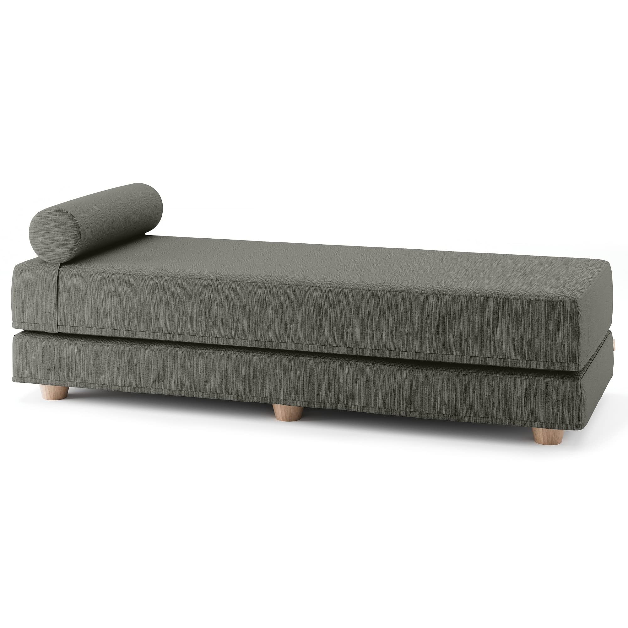 Jaxx Alon Daybed-Fold-Out Sleeper-Queen-Size Mattress Sofa Bed, Charcoalā¦