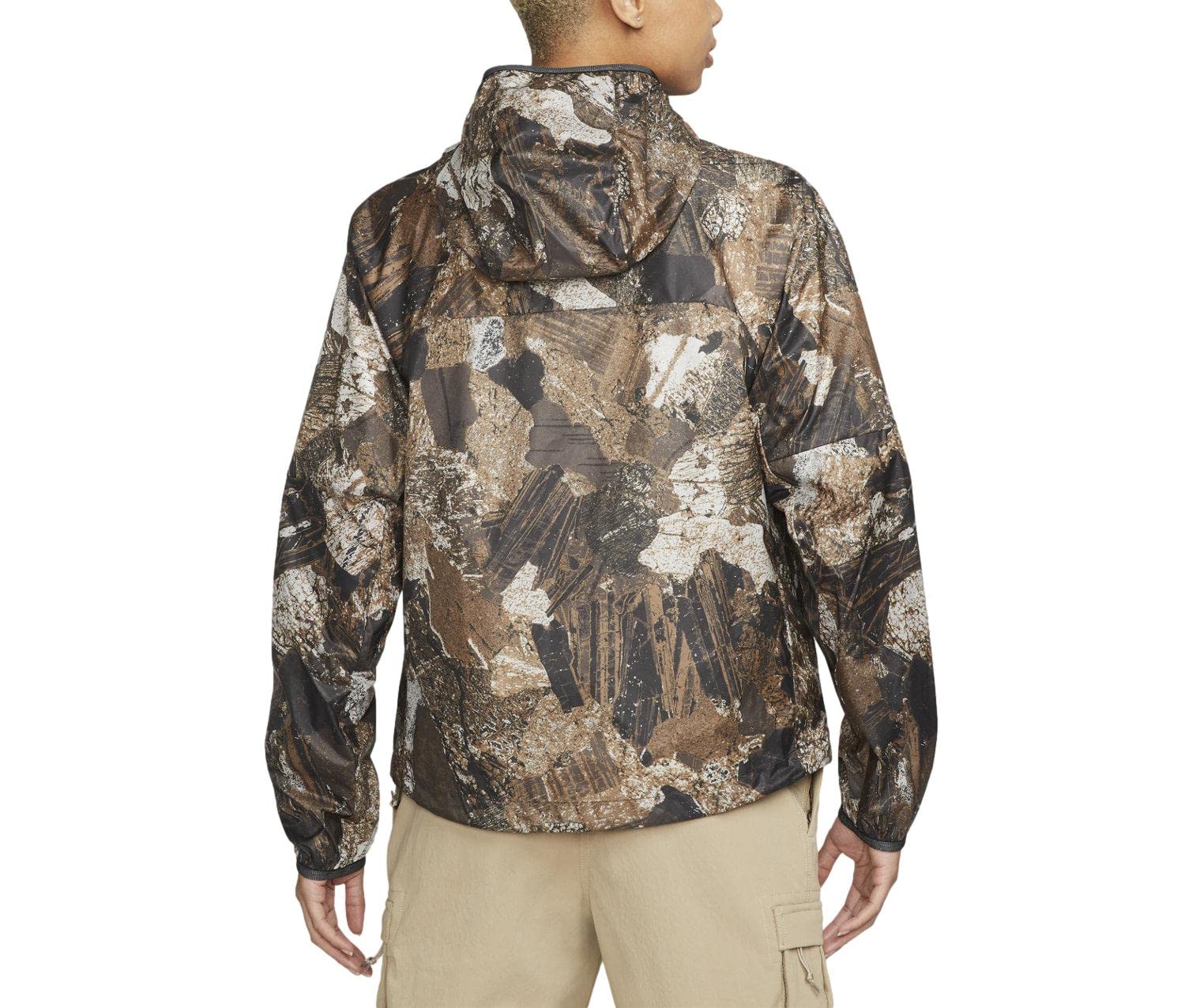 Nike ACG Cinder Cone Women's Allover Print Lightweight Jacket (as1, alpha, m, regular, regular, Ironstone/Dark Smoke Grey/Summit White)