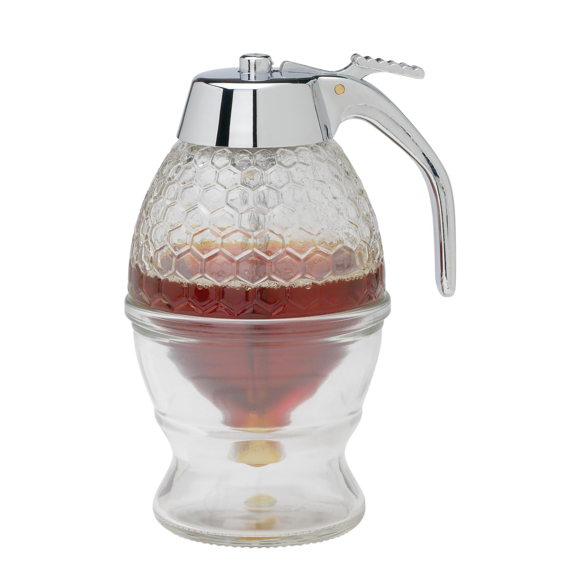 Mrs. Anderson’s Baking Syrup Honey Dispenser, Glass with Storage Stand, 8-Ounce Capacity
