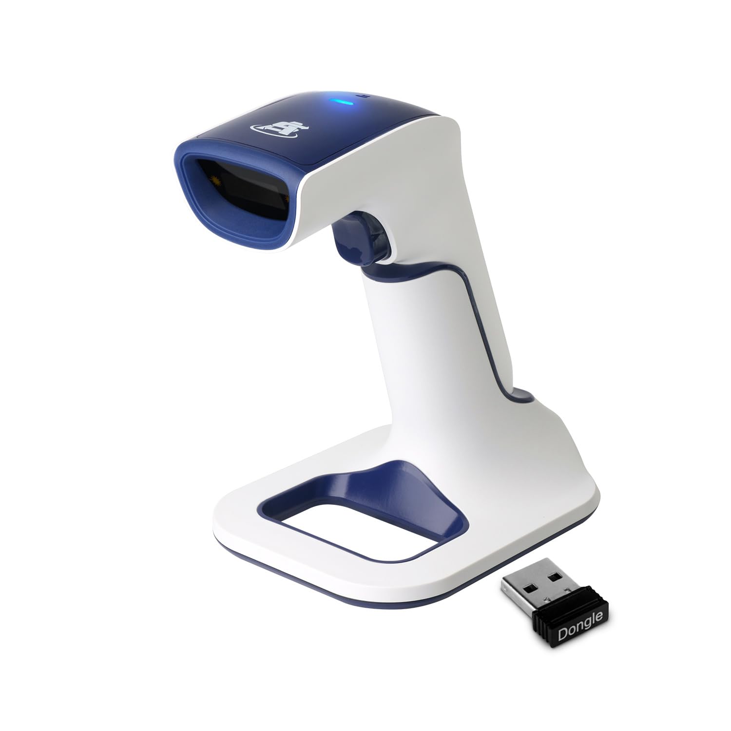 ScanAvenger Wireless Portable 1D With Stand Bluetooth Barcode Scanner: 3-in-1 Hand Scanners -Vibration, Cordless, Rechargeable Scan Gun for Inventory Management - Handheld, USB Bar Code UPC/Ean Reader