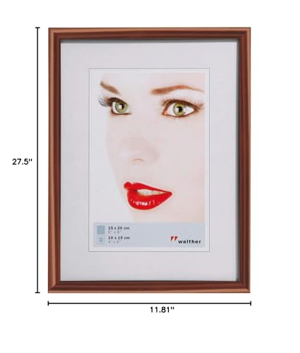 Walther Design KB070H Galeria Picture Frame, 19.75 x 27.50 inch (50 x 70 cm), Black