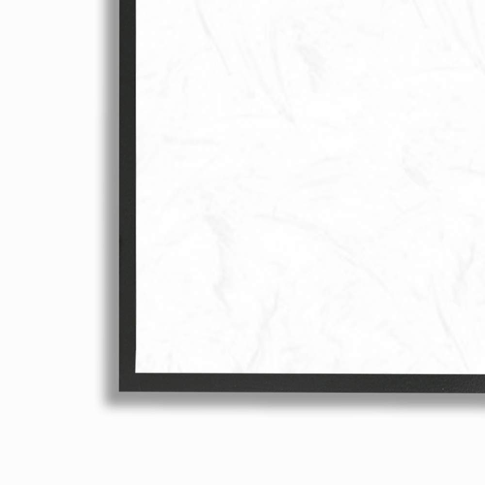 Stupell Industries Long Wood Wharf Beach White Ripple Waves, Designed by Seven Trees Design Wall Art, 16 x 20, Black Framed