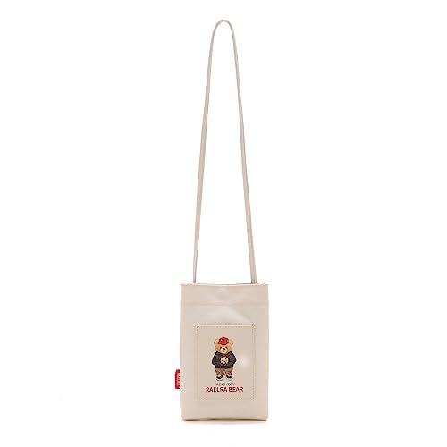 Women Small Crossbody Phone Bag Mini Cell Phone Shoulder Bag Travel Shoulder Purse Tote Bag - Ivory