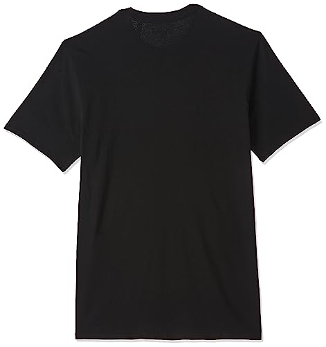 Karl Lagerfeld Paris mens Classic Karl Character Short Sleeve Crew Neck T-shirt T Shirt, Black, Medium US
