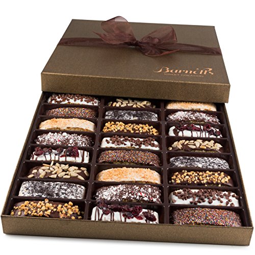 Barnetts Easter Chocolate Gift Baskets, 24 Biscotti Cookie Chocolates Box, Covered Cookies Mens Holiday Gifts, Gourmet Prime Food Candy Basket Delivery, Spring Ideas For Mom Dad Men Women Boys Girls