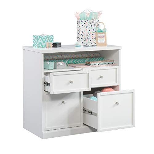 Sauder Craft Pro Series Storage Cabinet, White finish