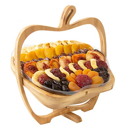 Dried Fruit Gift Basket - Healthy Huge Assortment of Dried Fruit - Gourmet Holiday Gift - Great for Birthday, Anniversary, Sympathy, Corporate Tray, Mom, Dad - Oh! Nuts