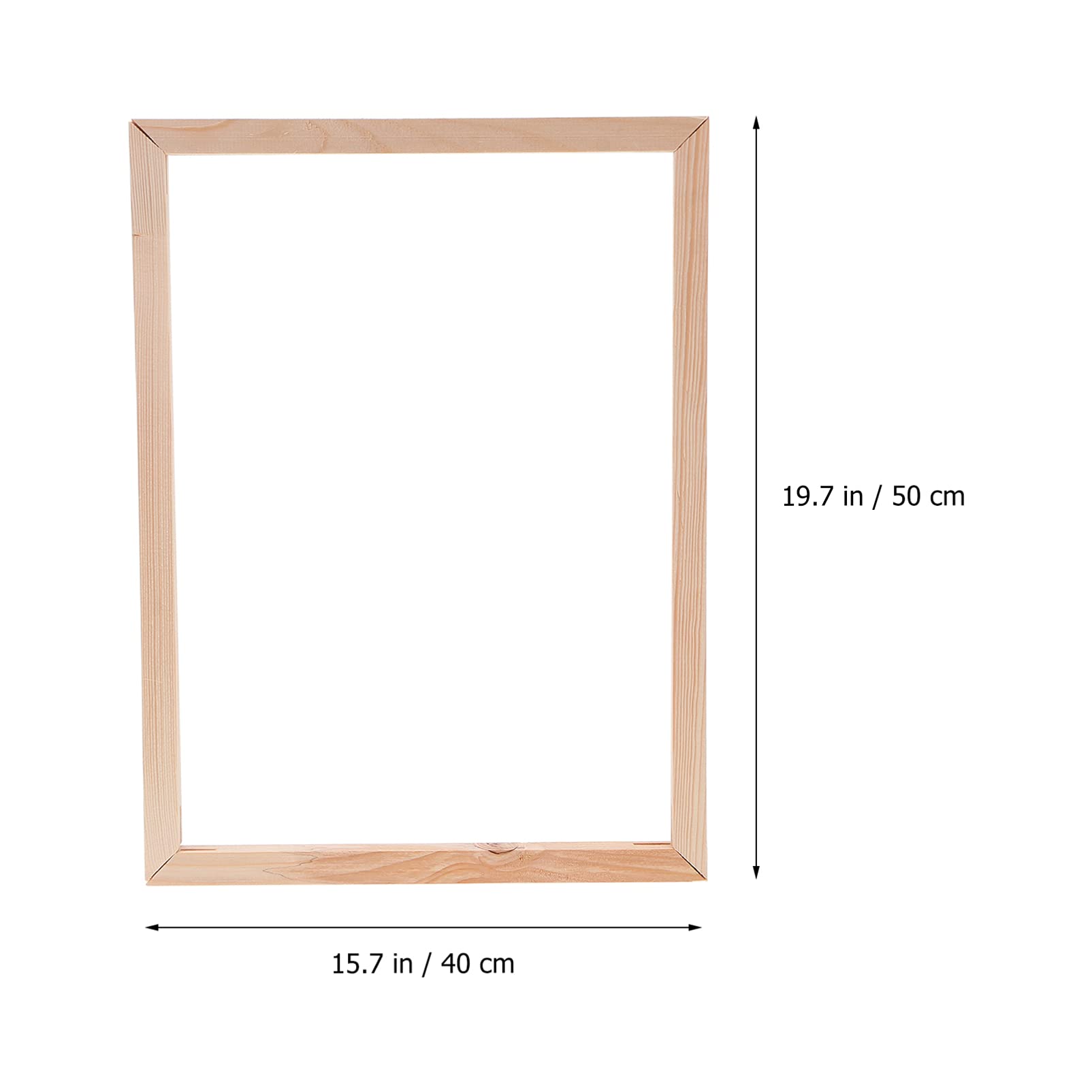 1 Set Canvas Frame Oil Painting Base Frame Practical Oil Canvas Stretcher Canvas Supporting Frame DIY Frame Bars Frame for Oil Paintings DIY Canvas Stretcher Canvas Stretched Frame