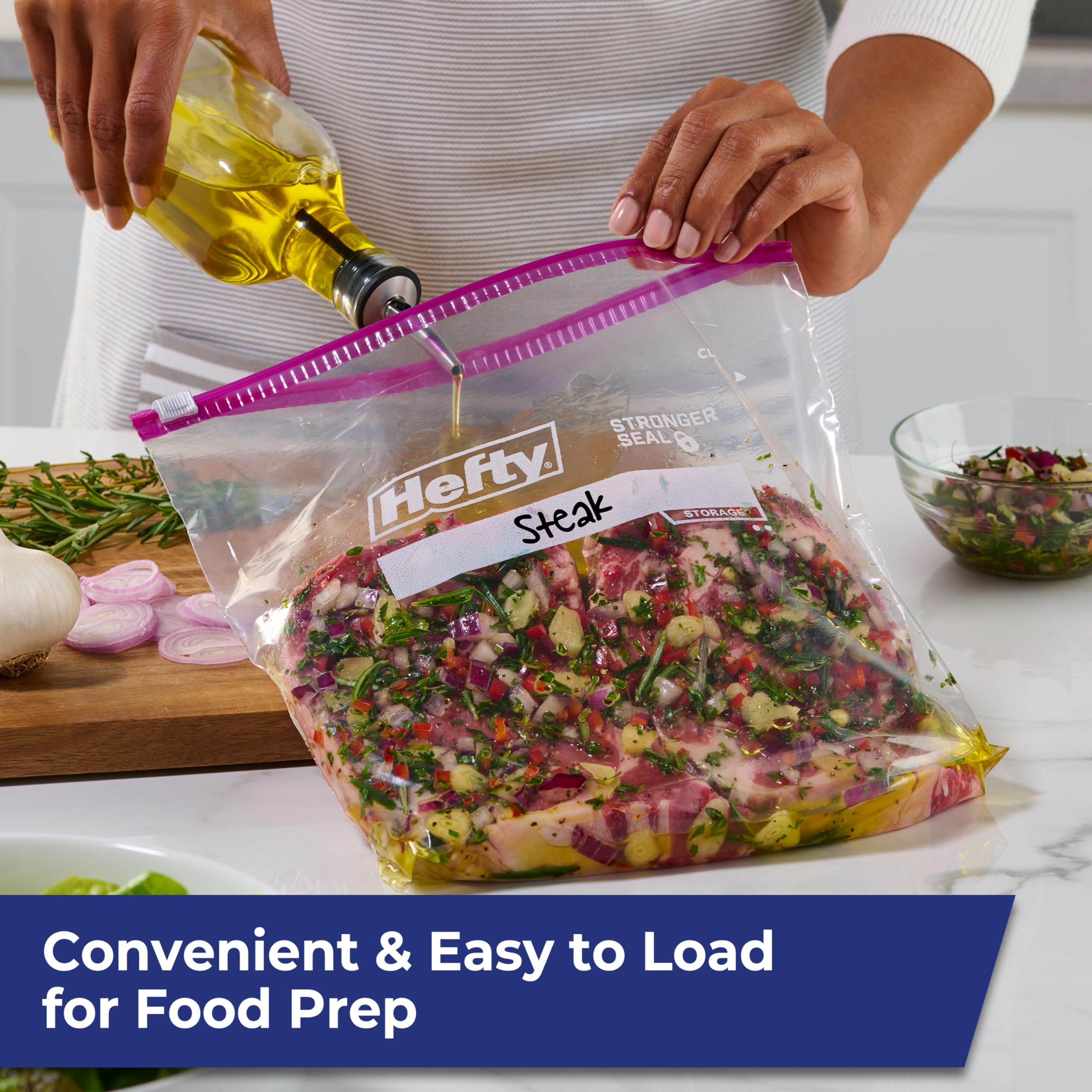 Hefty Slider Storage Bags, Gallon Size, 66 Count