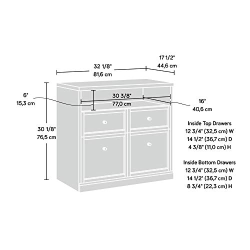 Sauder Craft Pro Series Storage Cabinet, White finish