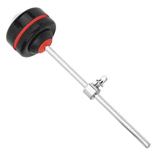 LetCart High-End Drumstick-Drum Beater Hammer Musical Instrument Accessories Metal + Silicone(黑色)