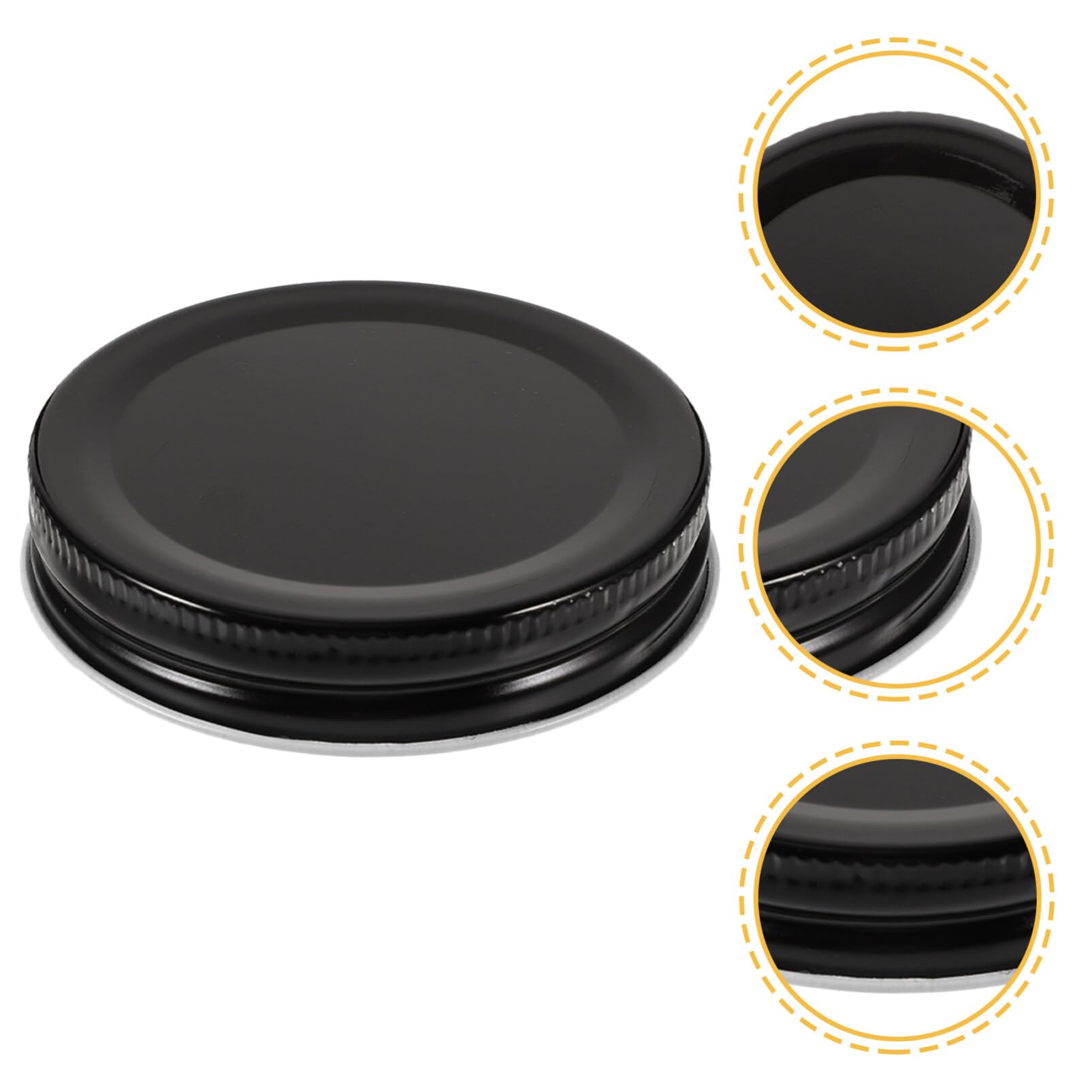 UPKOCH 12pcs Convenient Jar Covers Reusable Canning Covers Practical Jar Covers Convenient Jar Lids Canning Covers for Replacement Canning Lids for Home Tinplate Multipurpose Skull