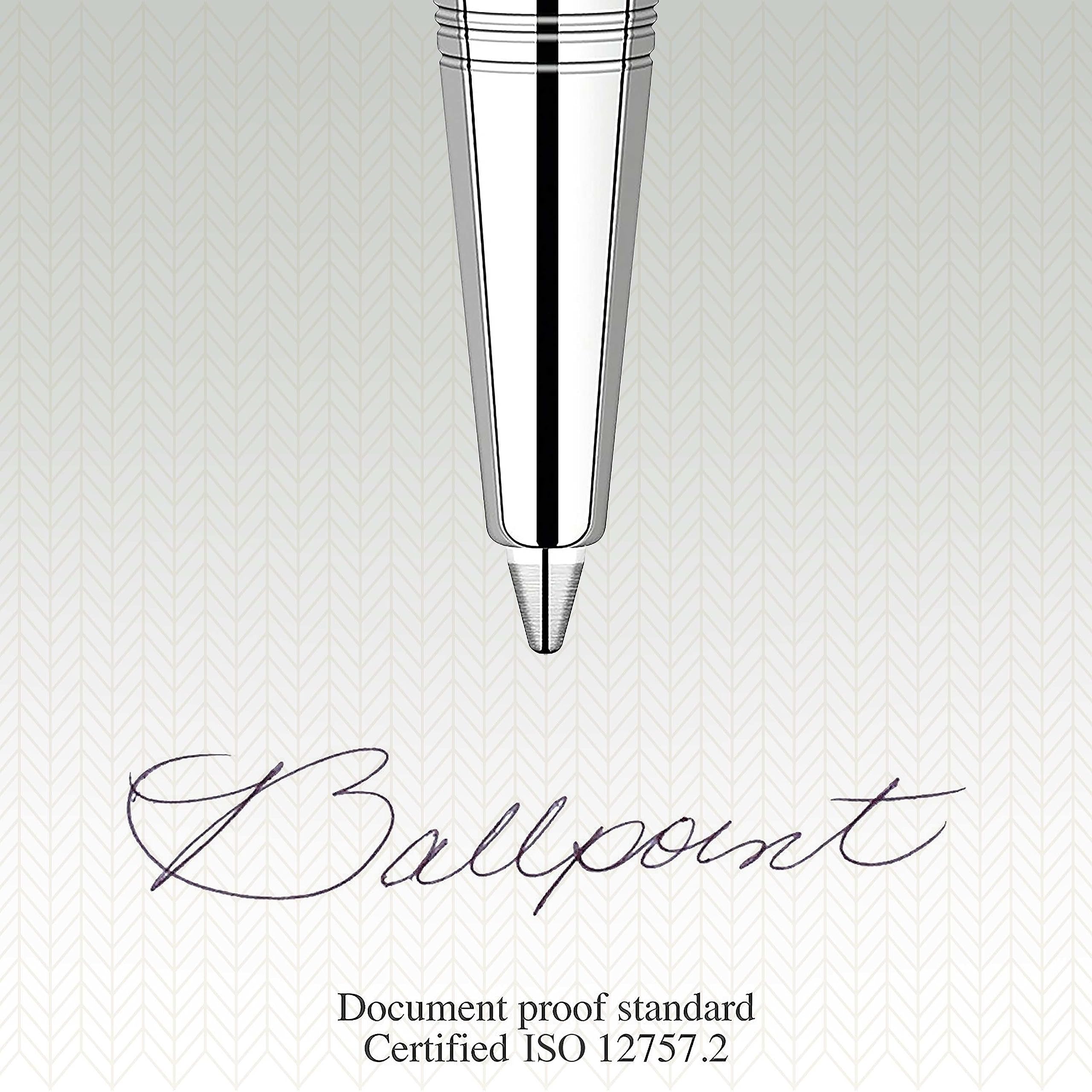 PARKER QUINKflow Ballpoint Pen Ink Refills, Medium Tip, Black, 3 Count