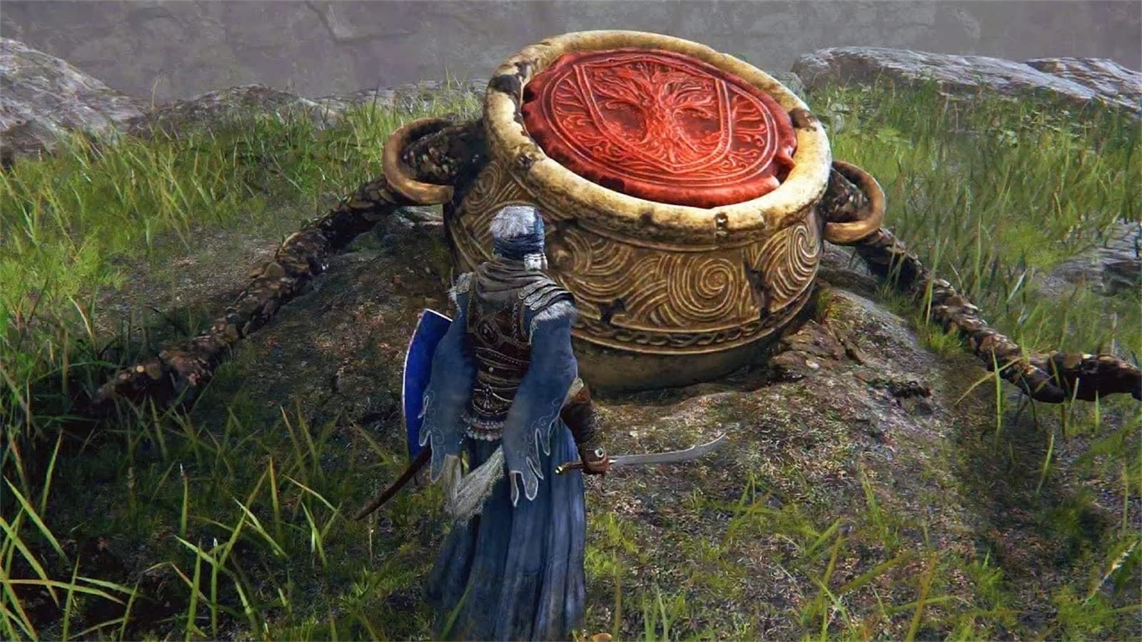 CURAGH Elden Ring Pot Boy Statues, Elden Ring Merch,Elden Ring Figure,with Built-in Color Changing Led Lights,Elden Ring Game Fans Collection, Best Gift for Game Lovers