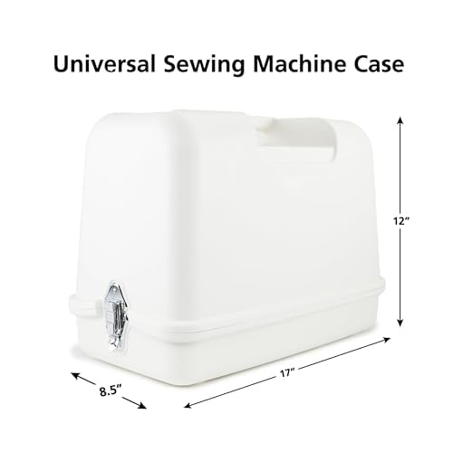 SINGER M3500 Sewing Machine With Accessory Kit & Foot Pedal - 110 Stitch Applications - Simple & Great for Beginners + SINGER Universal Hard Carrying Case for Most Free-Arm Portable Sewing Machines