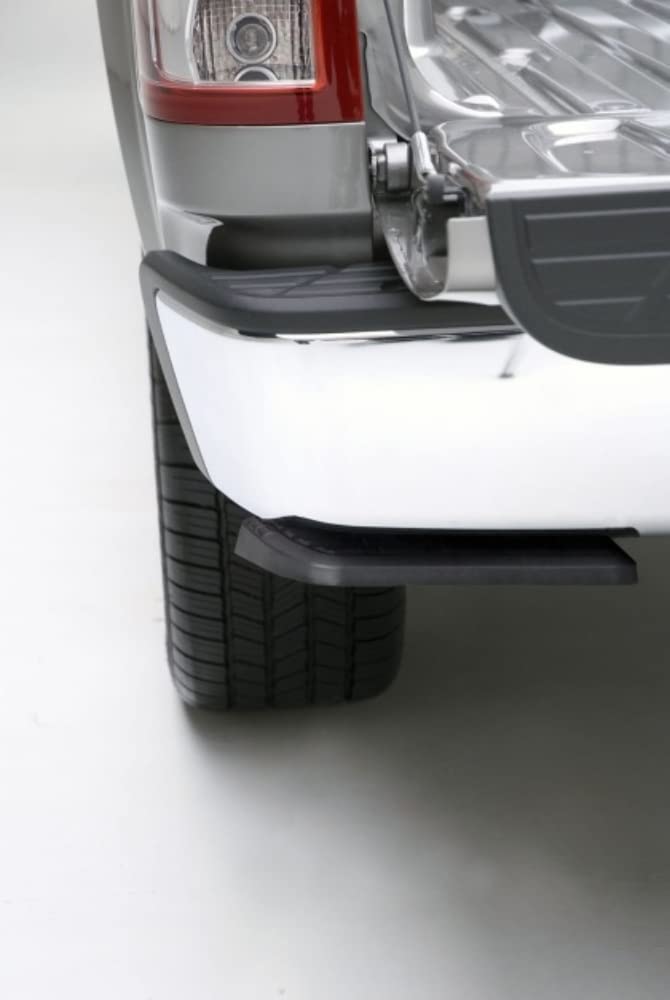 AMP Research 75307-01A BedStep Retractable Bumper Step for 2005-2015 Toyota Tacoma,Black,Large