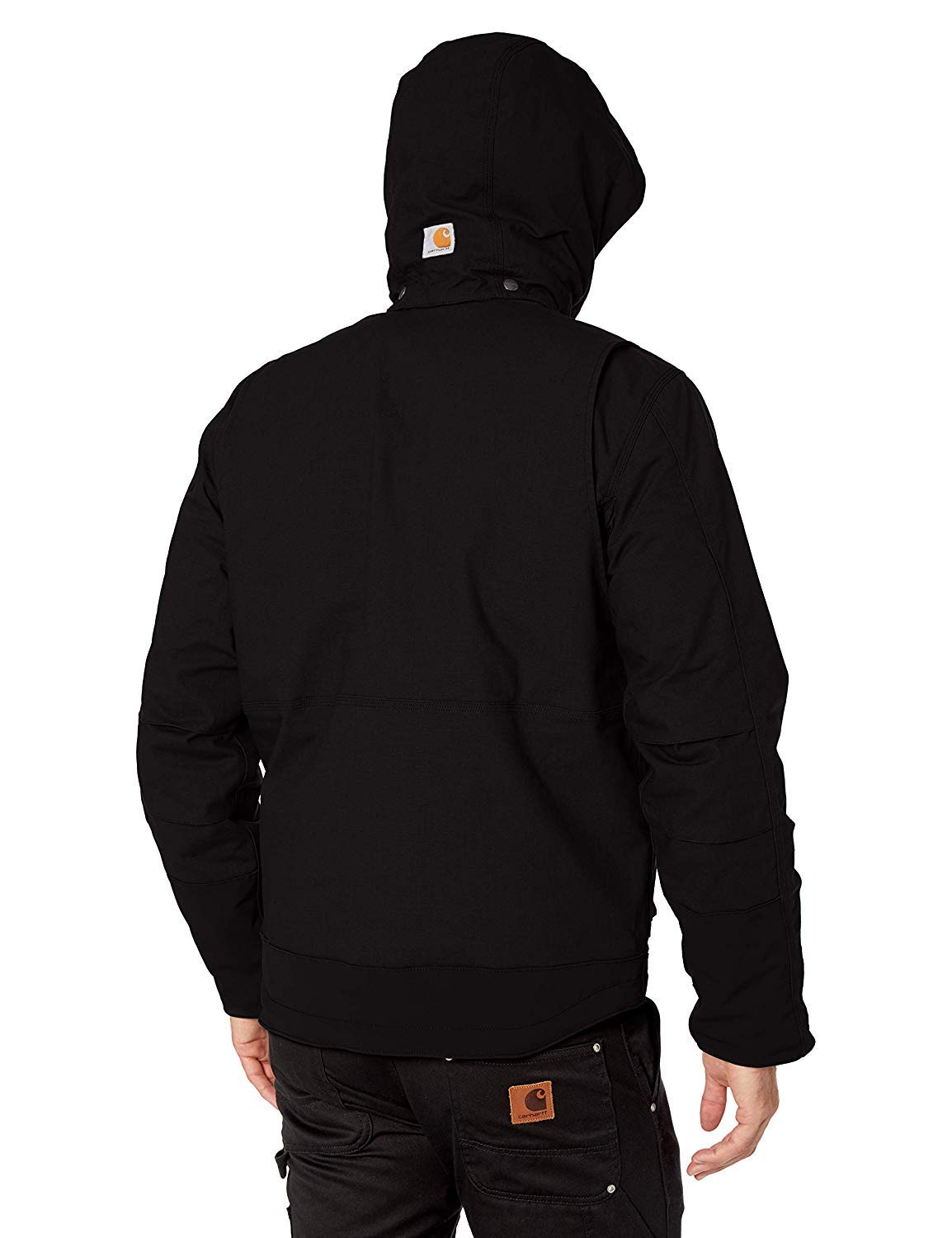 Carhartt mens Full Swing Relaxed Fit Ripstop Insulated Jacket Work Utility Outerwear, Black, XX-Large US