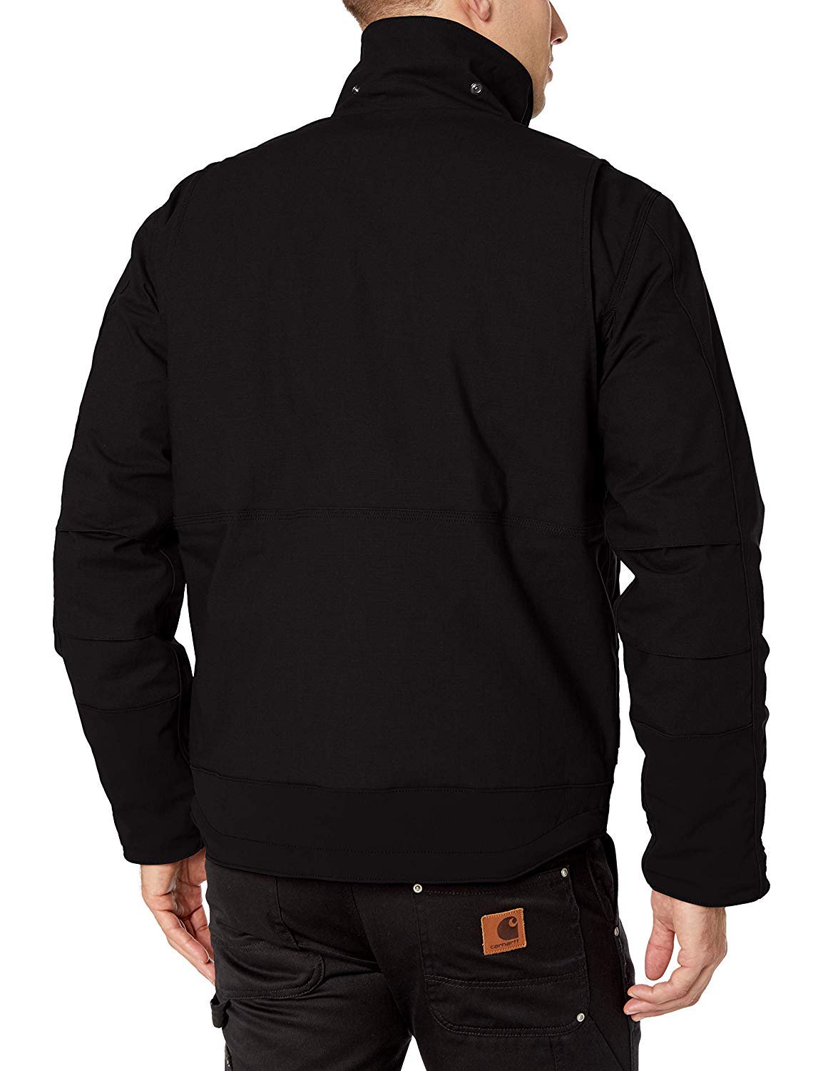 Carhartt mens Full Swing Relaxed Fit Ripstop Insulated Jacket Work Utility Outerwear, Black, XX-Large US