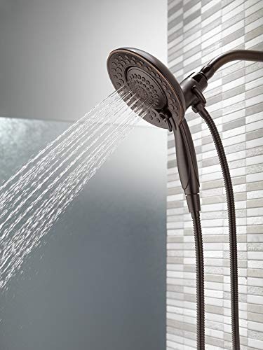 DELTA FAUCET 58569-RB25-PK In2ition HSSH 2.5 GPM 5-Setting Combo, Water Flow, Venetian Bronze