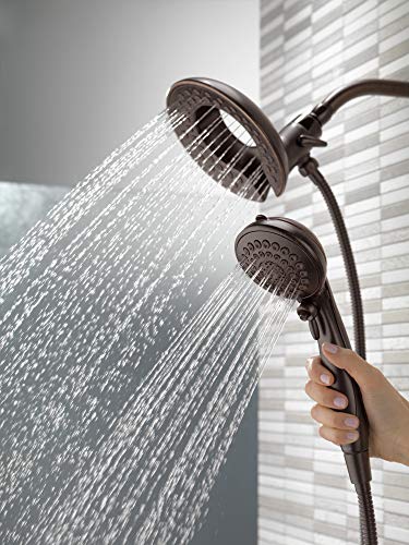DELTA FAUCET 58569-RB25-PK In2ition HSSH 2.5 GPM 5-Setting Combo, Water Flow, Venetian Bronze