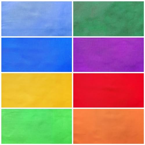 18" x 22" Fat Quarters Fabric Bundles 100% Cotton Quilting Fabric Bundles for Quilt, Sewing Project, Patchwork Precut Quilt Squares