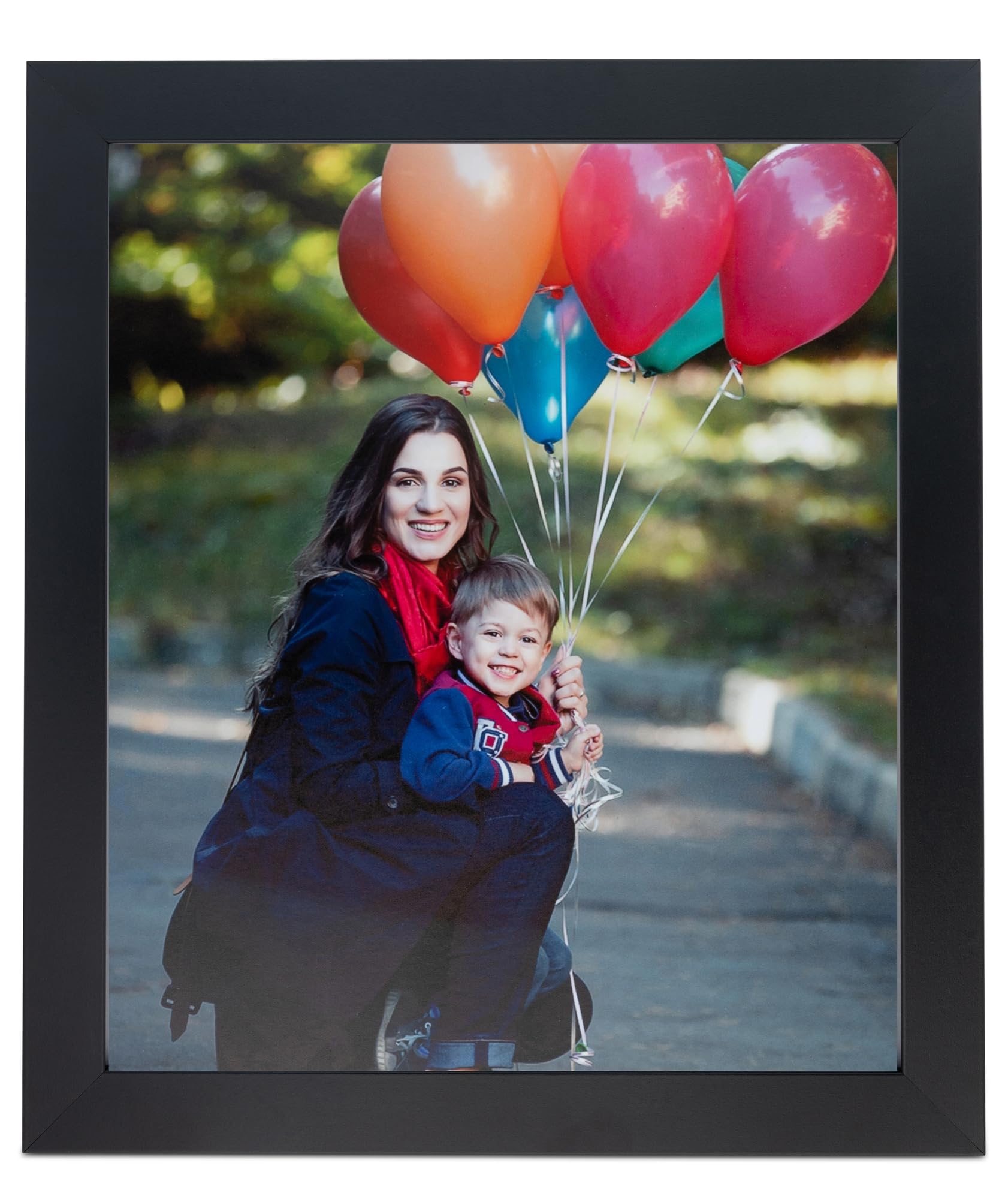 ArtToFrames 10x25 inch Black Picture Frame, 2WOMFRBW72079-10x25