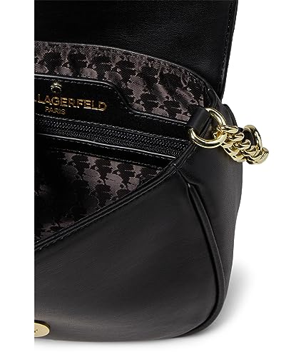 KARL LAGERFELD Paris Kris Top-Handle Crossbody Black One Size