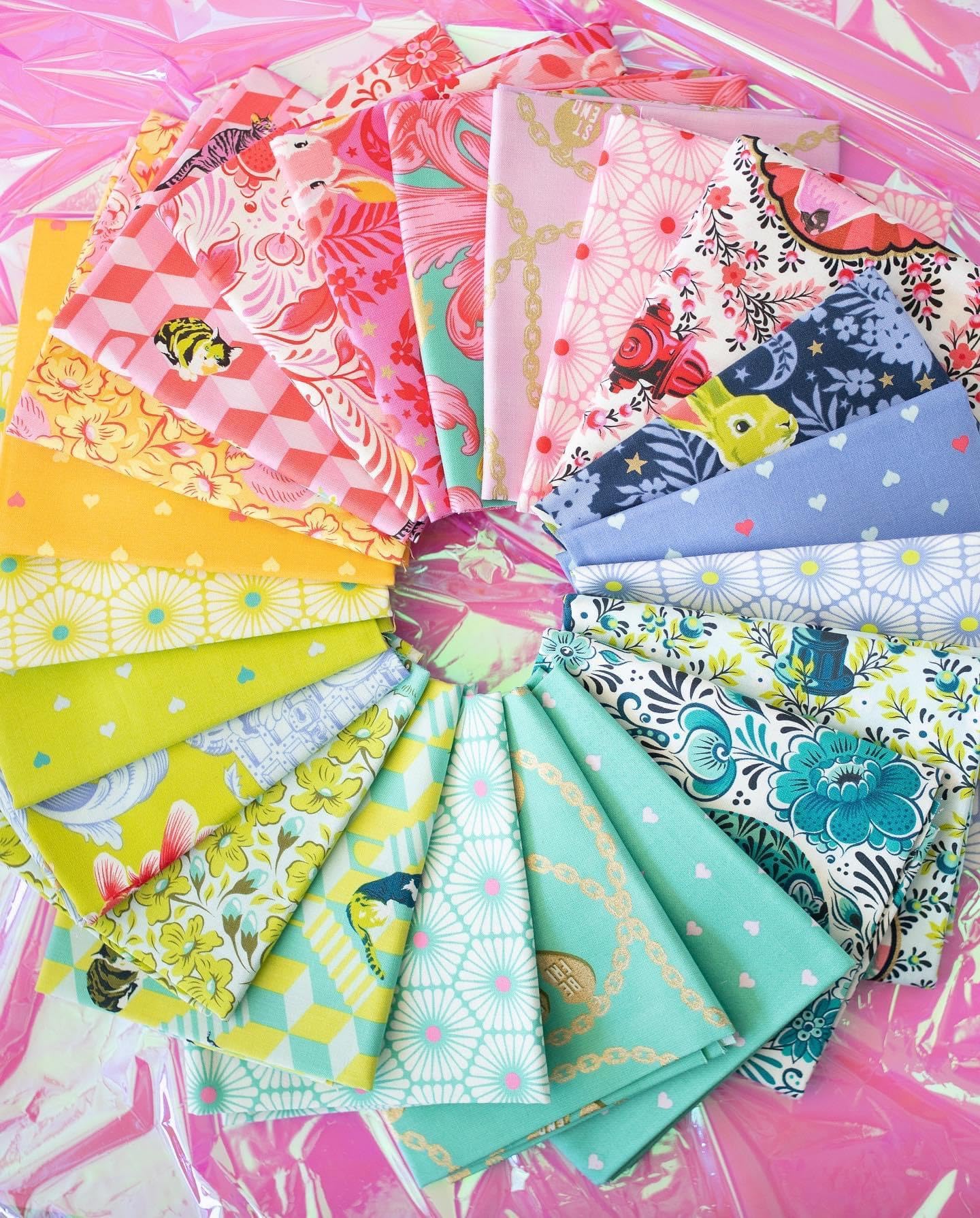 Besties Fat Quarter Bundle (22 Pieces) by Tula Pink for FreeSpirit (FB4FQTP.Besties)
