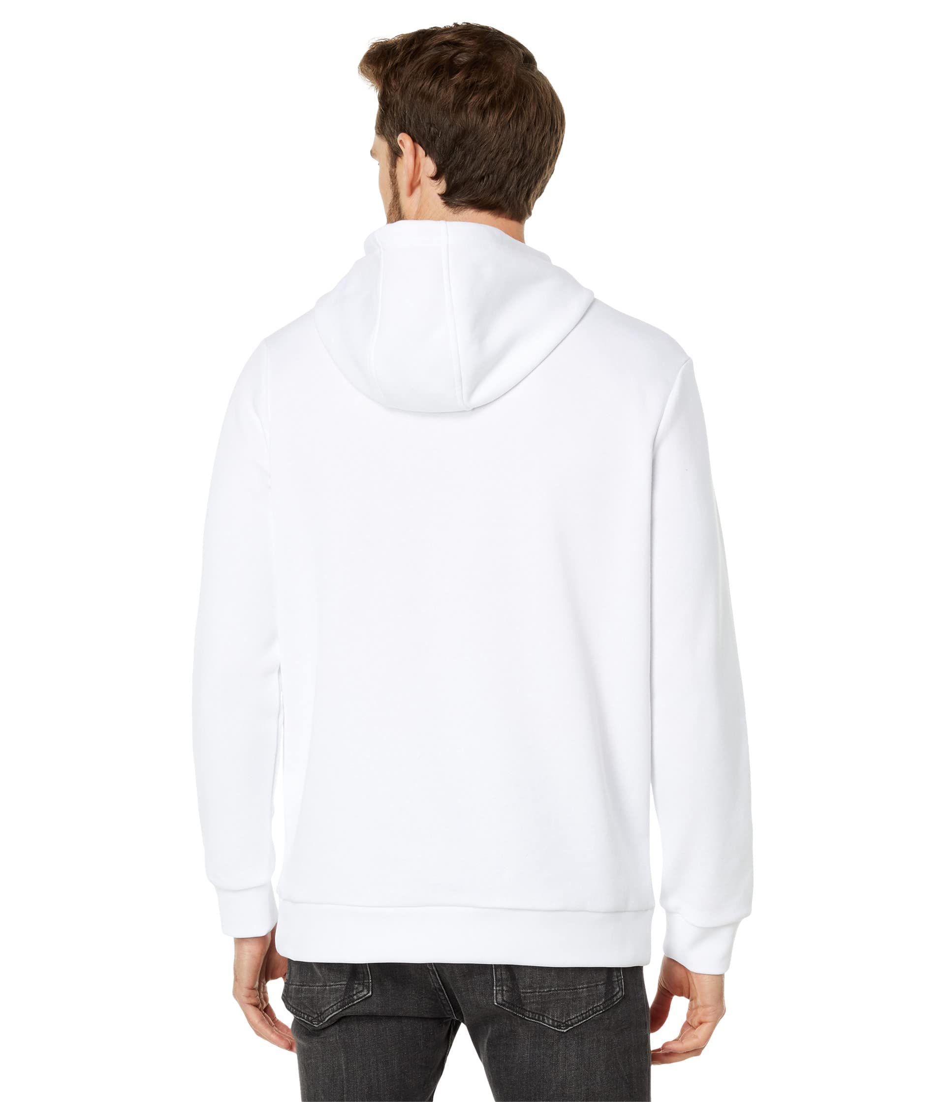 Karl Lagerfeld Paris Men's Soft Solid Hoodie, White, X-Large