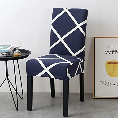 Modern Restaurant Chair Cover Elastic Stretch Anti-Dirty Chair Cover Kitchen Home Decoration Chair Cover A24 6pcs