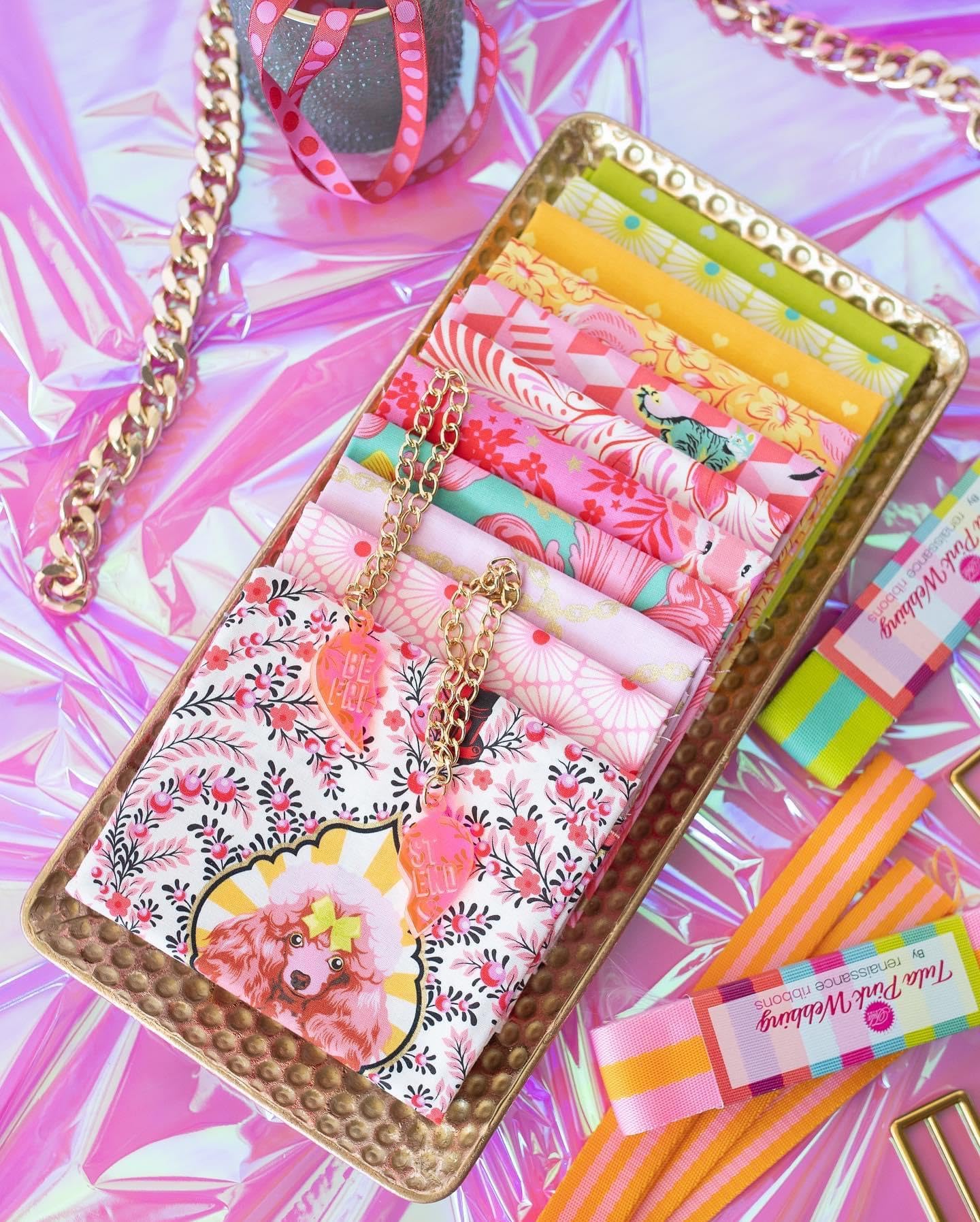 Besties Fat Quarter Bundle (22 Pieces) by Tula Pink for FreeSpirit (FB4FQTP.Besties)