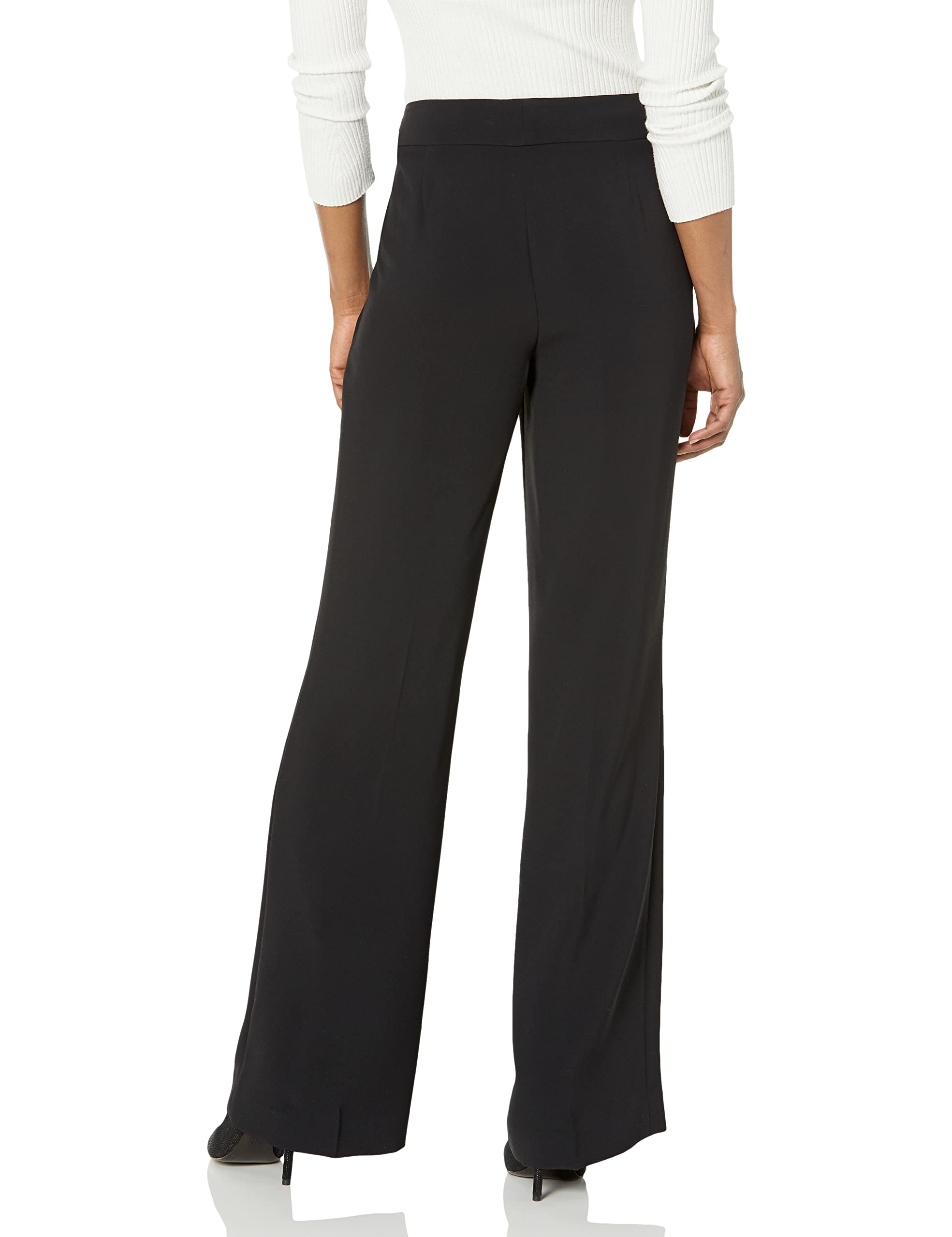 Karl Lagerfeld Paris Women's Everyday Suiting Soft Pant, Black, 16