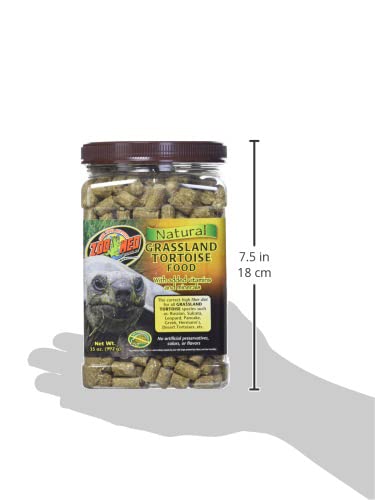 Zoo Med Natural Tortoise Food, 35-Ounce, Grassland