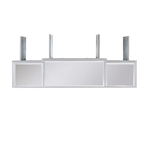 Powell Company Mirrored 4-Door 3-Drawer Console