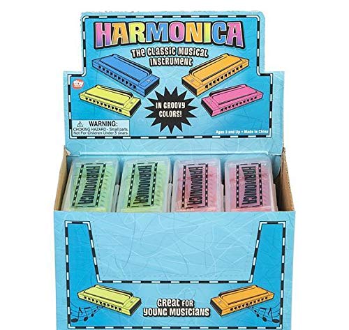 DollarItemDirect 4 inches Harmonica, Case of 12