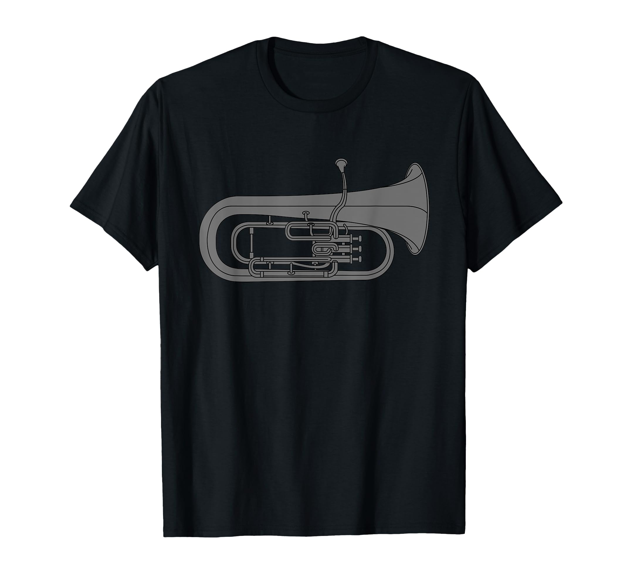 Funny Euphonium Player Marching Band Baritone Tuba Men Gift T-Shirt
