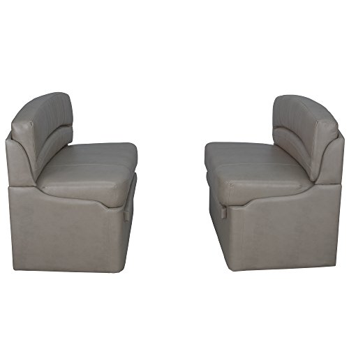 RecPro 42" Dinette Booth Set with Table and Leg, Includes Two Dinette Booths for RV's | 5th Wheel Camper Dinette Seating with Bed Conversion, Table and Table Posts