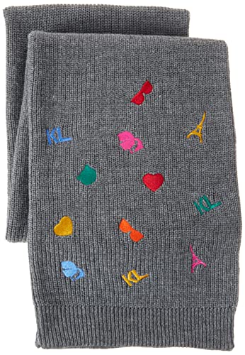Karl Lagerfeld Paris womens Accessories Scarf,Heathered Granite,ONE SIZE
