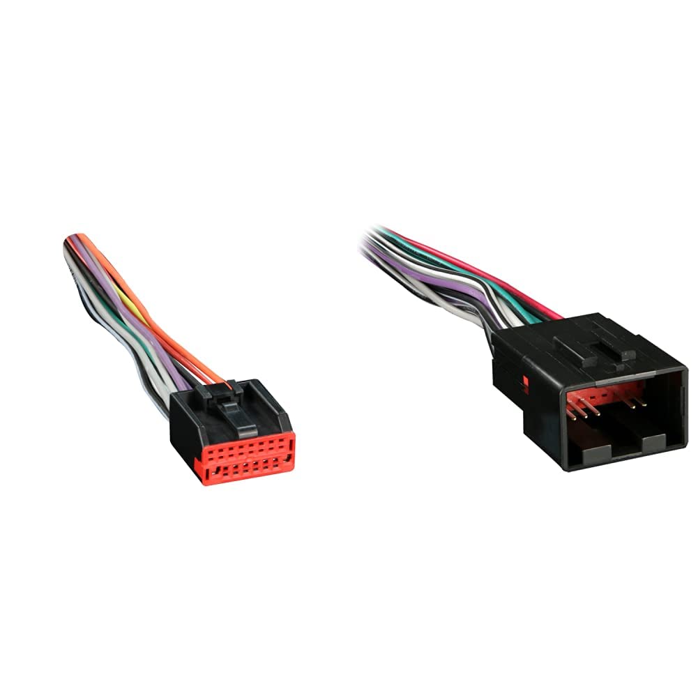 Metra 71-1771 98 ford Truck Vehicle Harness & Metra 70-1771 Radio Wiring Harness for Ford/Lincoln/Mazda 1998-Up into Car, 16 Pin