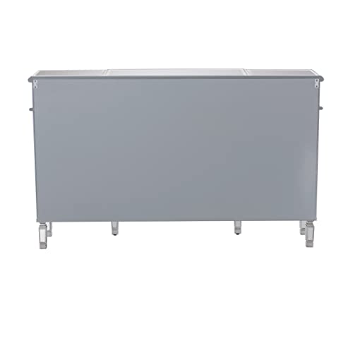 Powell Company Mirrored 4-Door 3-Drawer Console