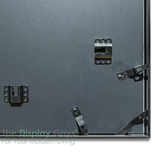 TheDisplayGuys - Contemporary Aluminum Picture Frame - Tempered Glass - 16x20 matted to 11x14 - Gold - Wall Hanging